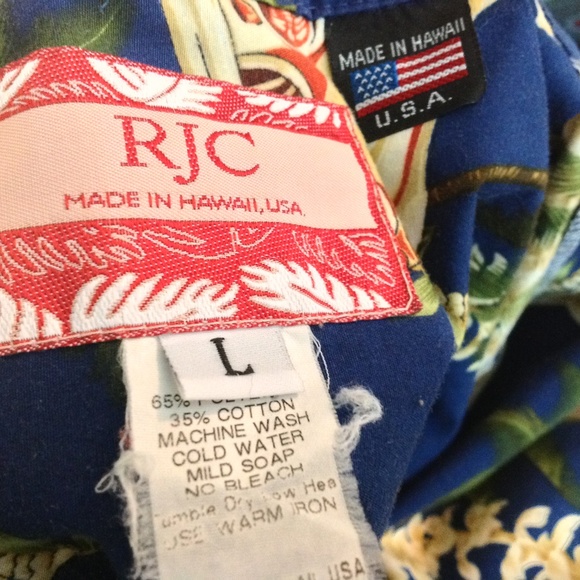 RJC | Shirts | Vintage Rjc Hawaiian Camp Shirt Men Large Cars | Poshmark